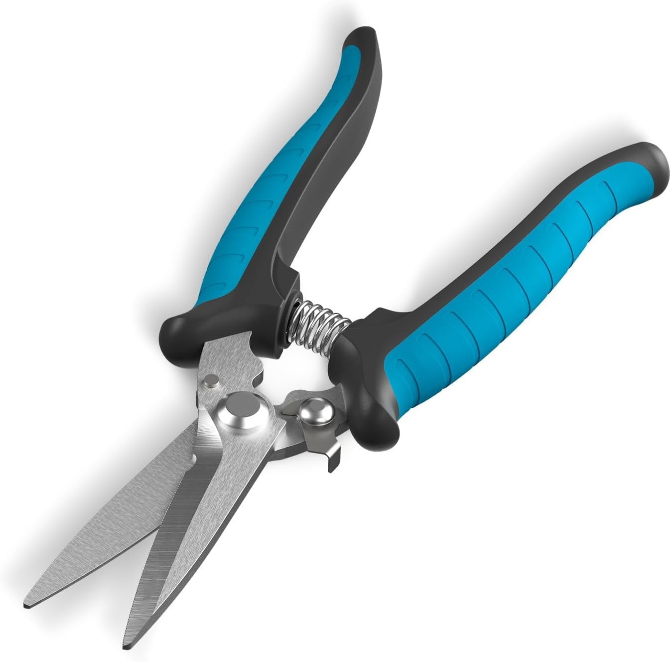8" Heavy Duty & Tin Snips - Purpose Utility Shears with Wire Notch ...
