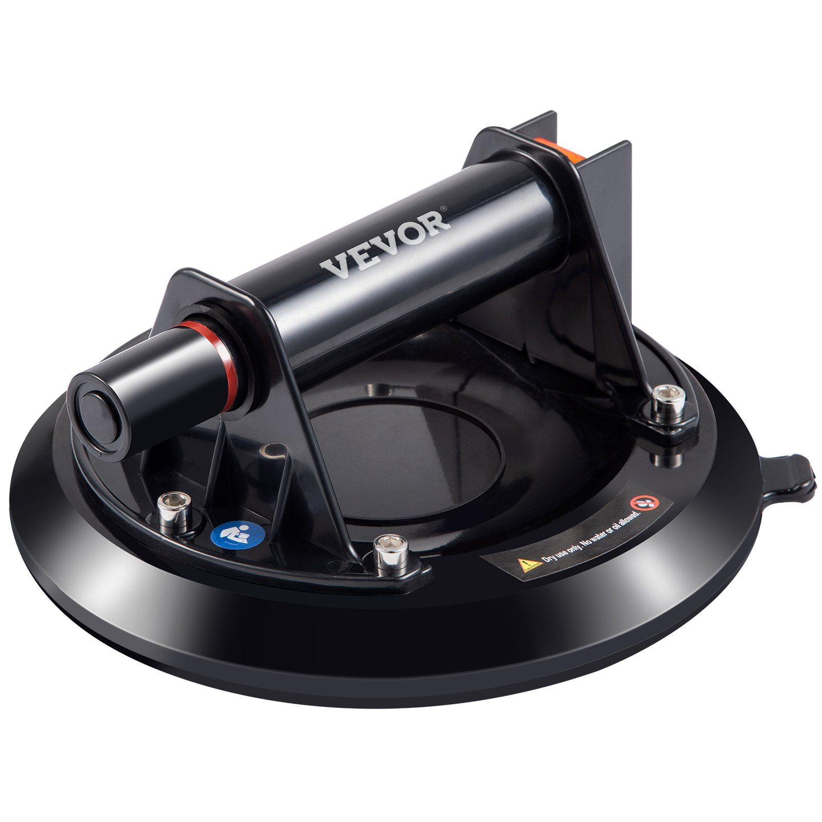 8'' Heavy-Duty Vacuum Suction Cup - 220LBS Lift Capacity, Hand-Held ...