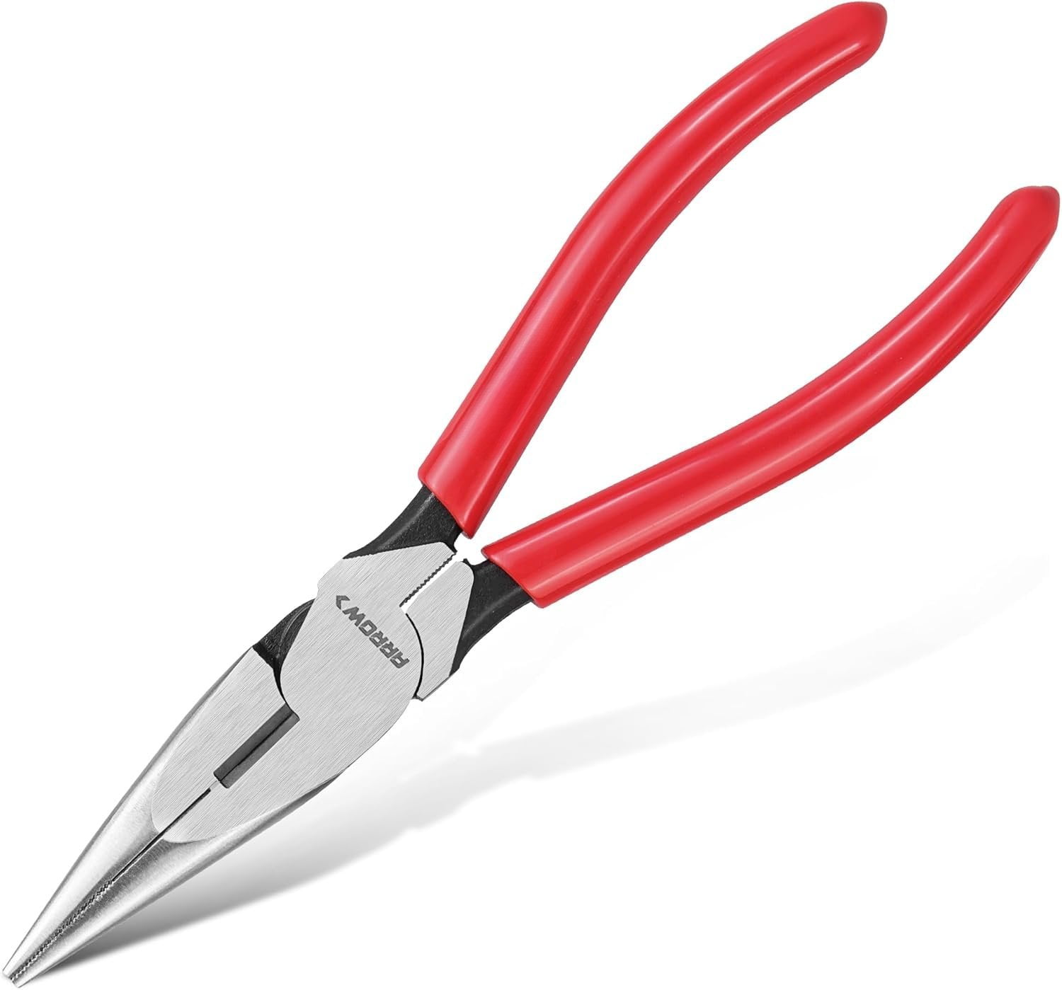 8" High Leverage Nose Pliers with Side Cutters, Long Nose Pliers for ...