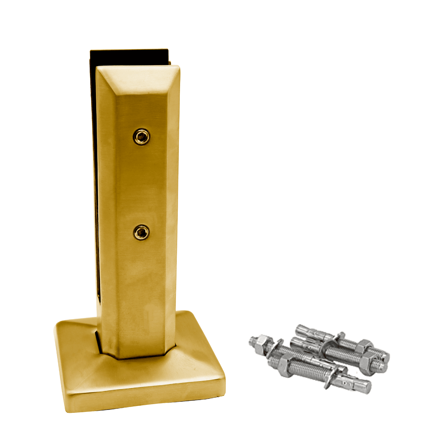 8" High Stainless Steel 2205 Grade High Square Mount Friction Fit Pool ...