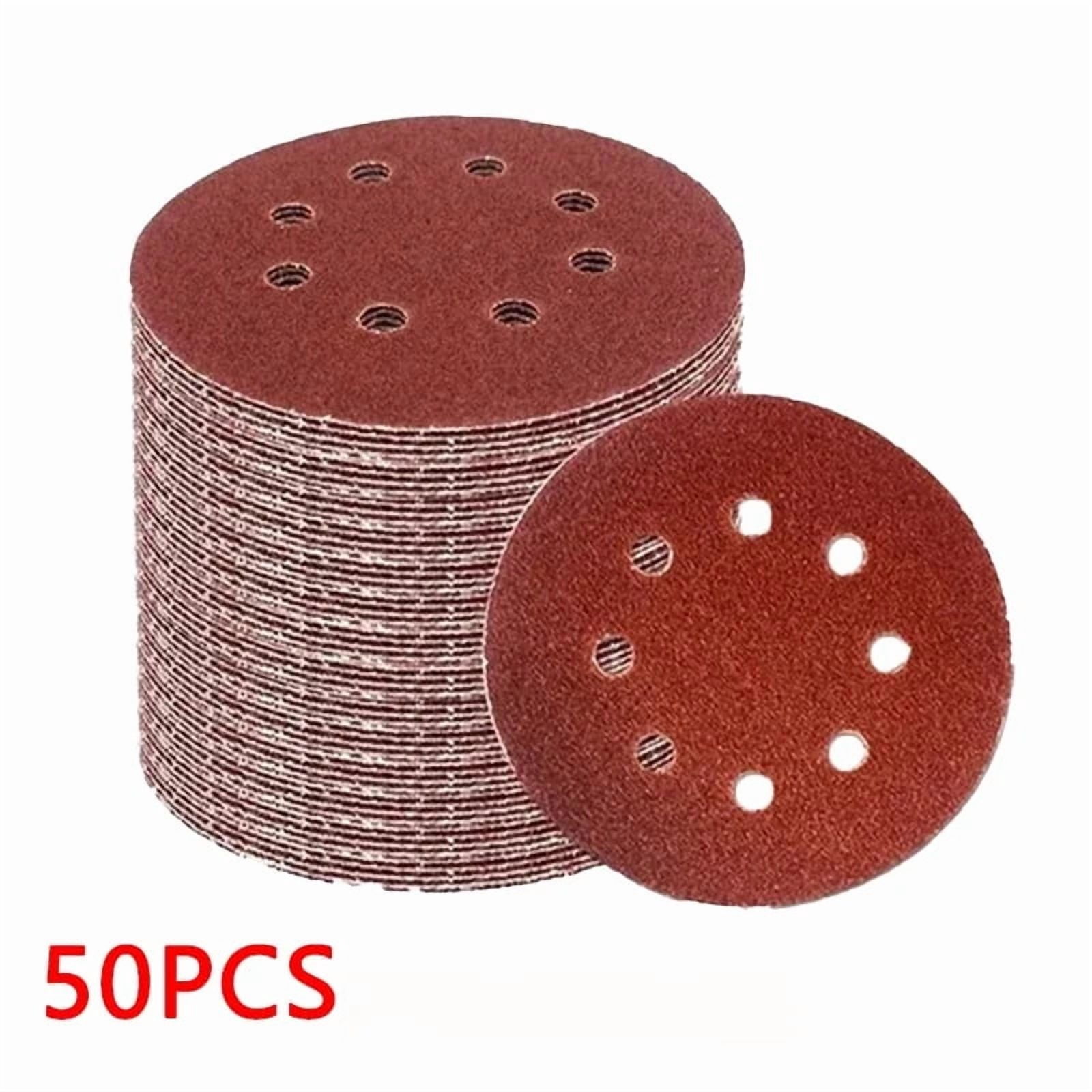 8 Hole 125mm Sandpaper Woodworking Metal Grinding Disc Abrasive ...