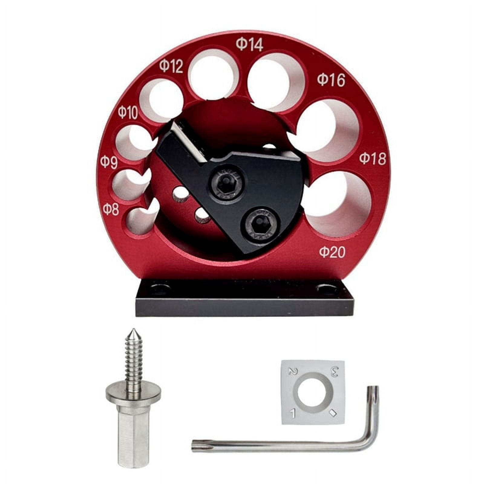 8-Hole Pin Making Fixture Kit Adjustable Rounder 8mm-20mm Woodworking ...