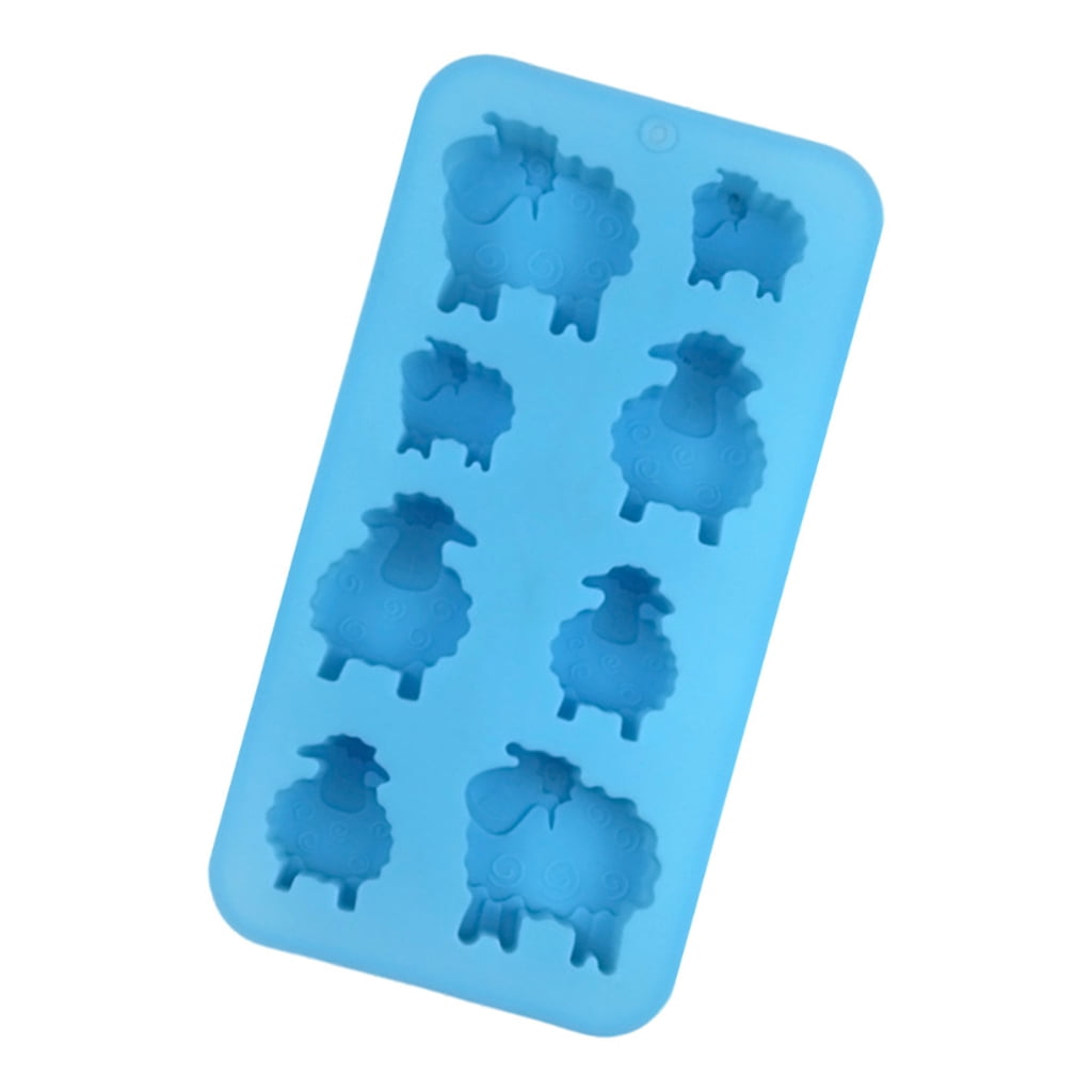 8 Hole Sheep Baking Molds Frostproof Silicone For Dessert Chocolate ...