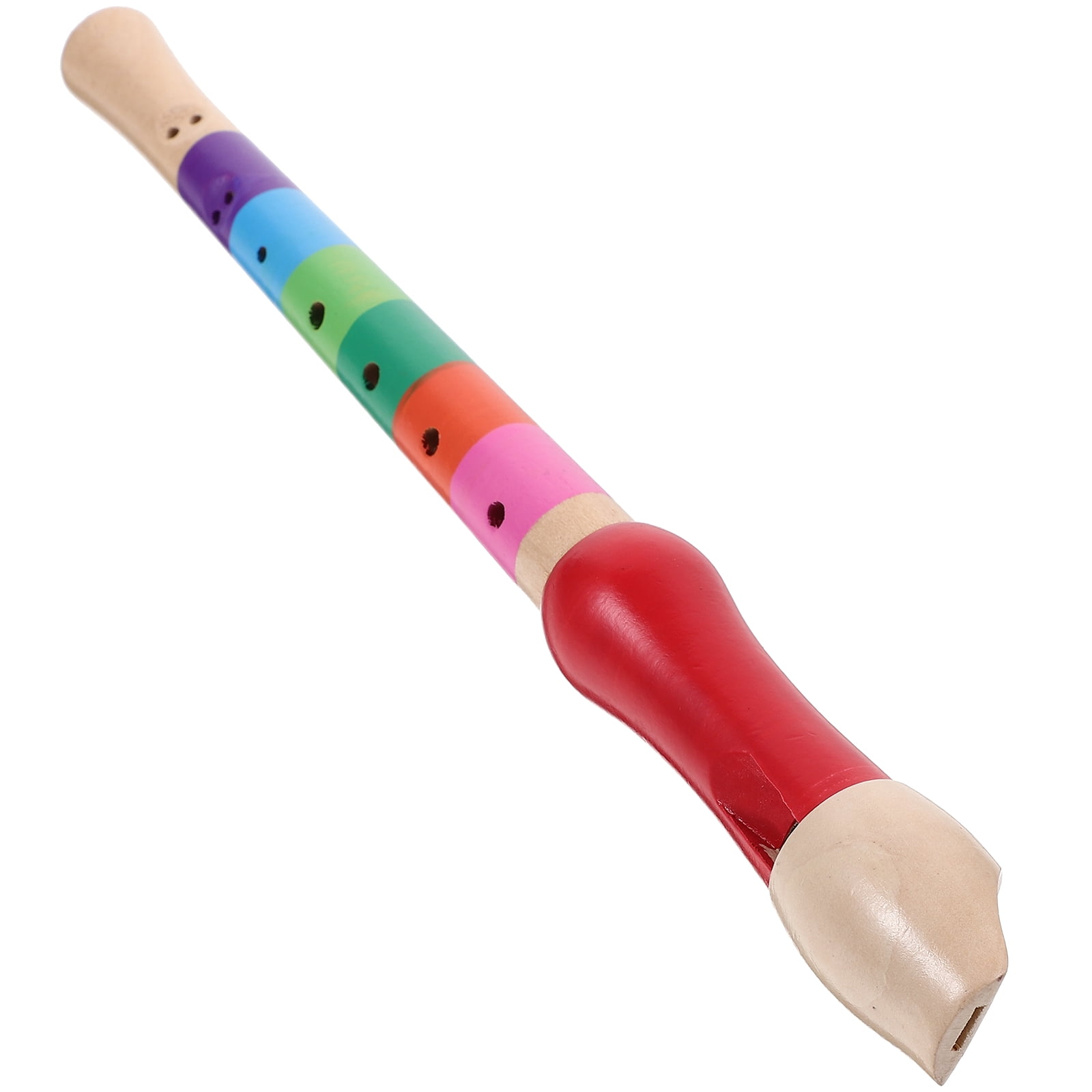 8 Hole Toy Flute Wooden Recorder Alto Flauta Soprano Descant - Walmart.com