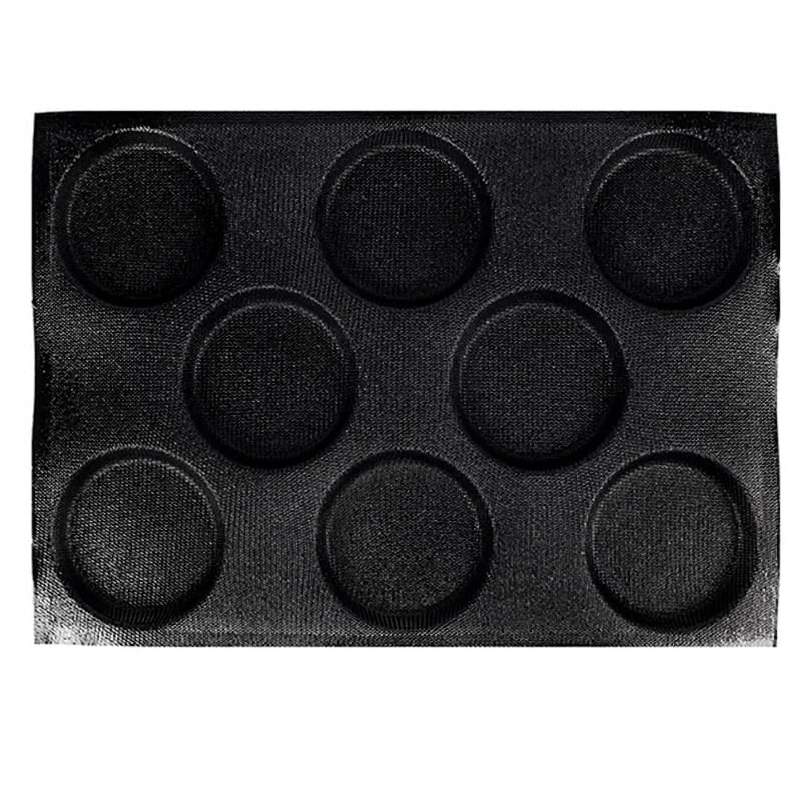 8 Holes Hamburger Bun Pans for Baking Mesh Silicone Bread Pans ...