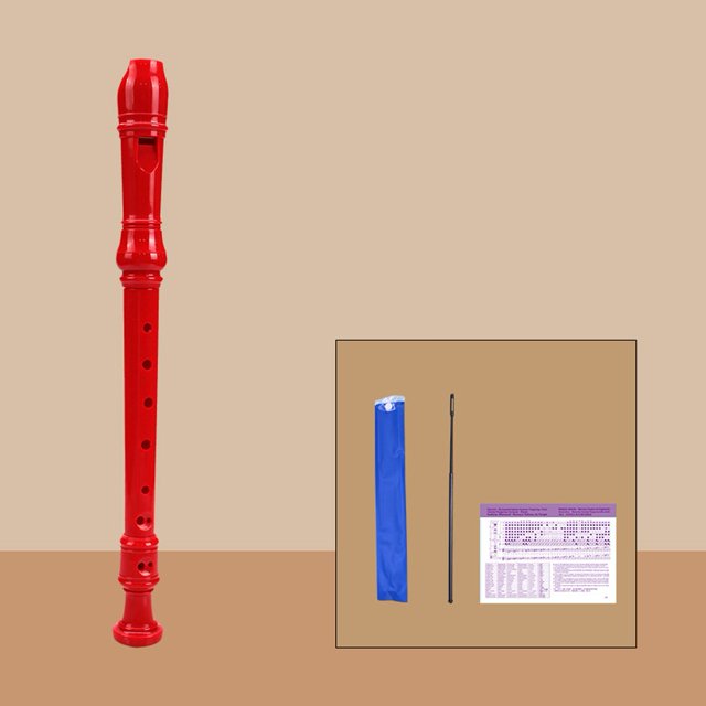 8 Holes Plastic Recorder Flute Woodwind Instrument Colorful with ...