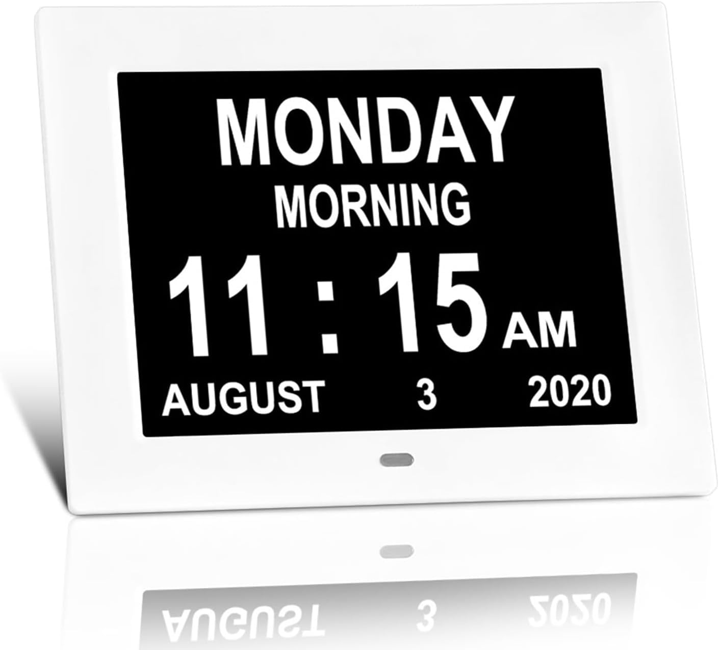8 INCH Clock with Day and Date for Elderly,Large Display Digital Clock ...