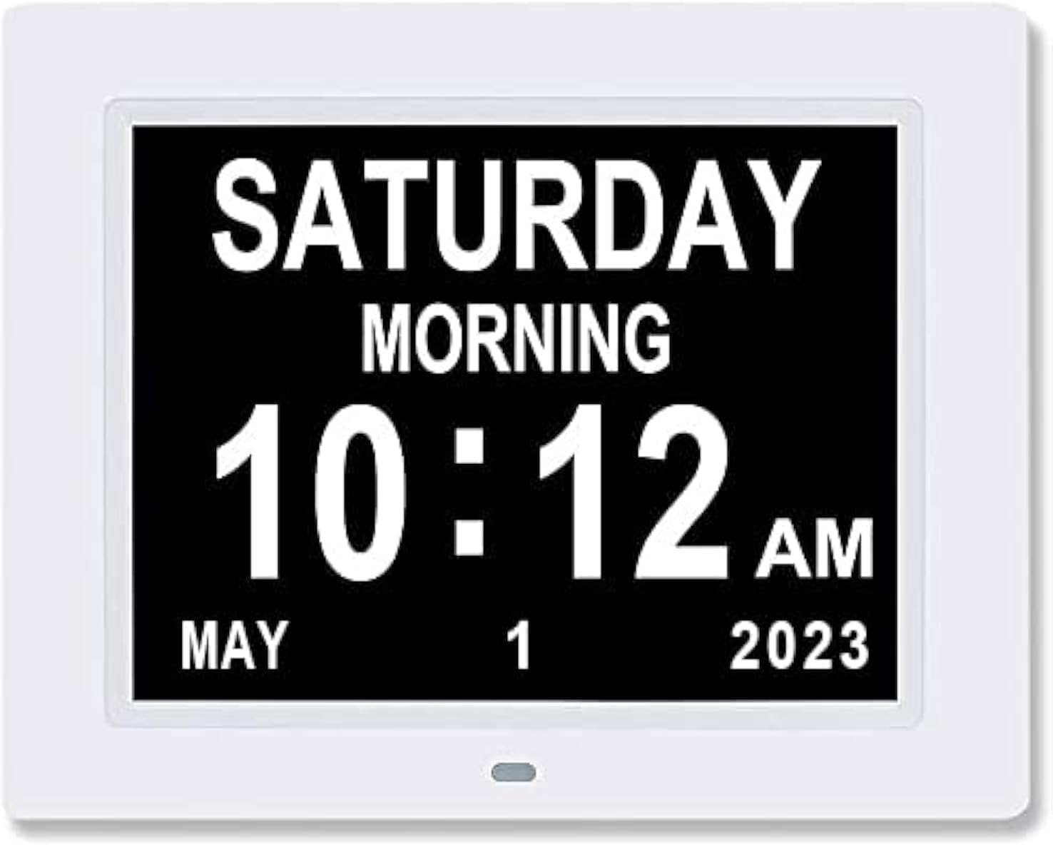 8 INCH Digital Calendar Day Clocks with 3 Medication Reminders Large ...