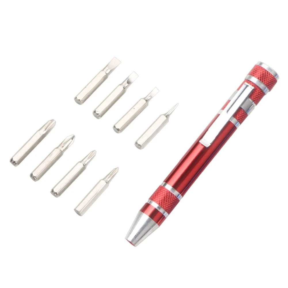 8 In 1 Pocket Precision Mini Screwdriver Pen Mobile Phone Repair Hand ...