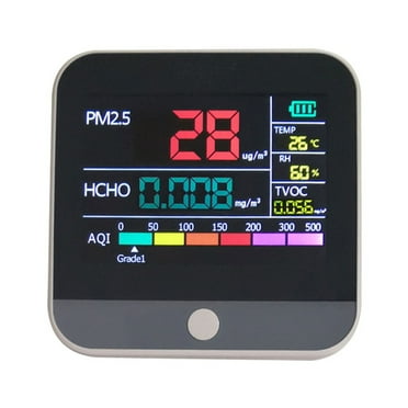 Temtop P600 PM2.5 PM10 Air Quality Monitor Rechargeable - Walmart.com