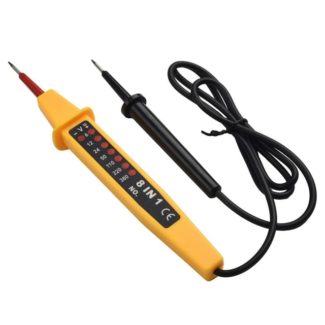 8 In 1 Tester Voltage Ac Dc 6 500v Auto Electrical Pen Circuit Detector