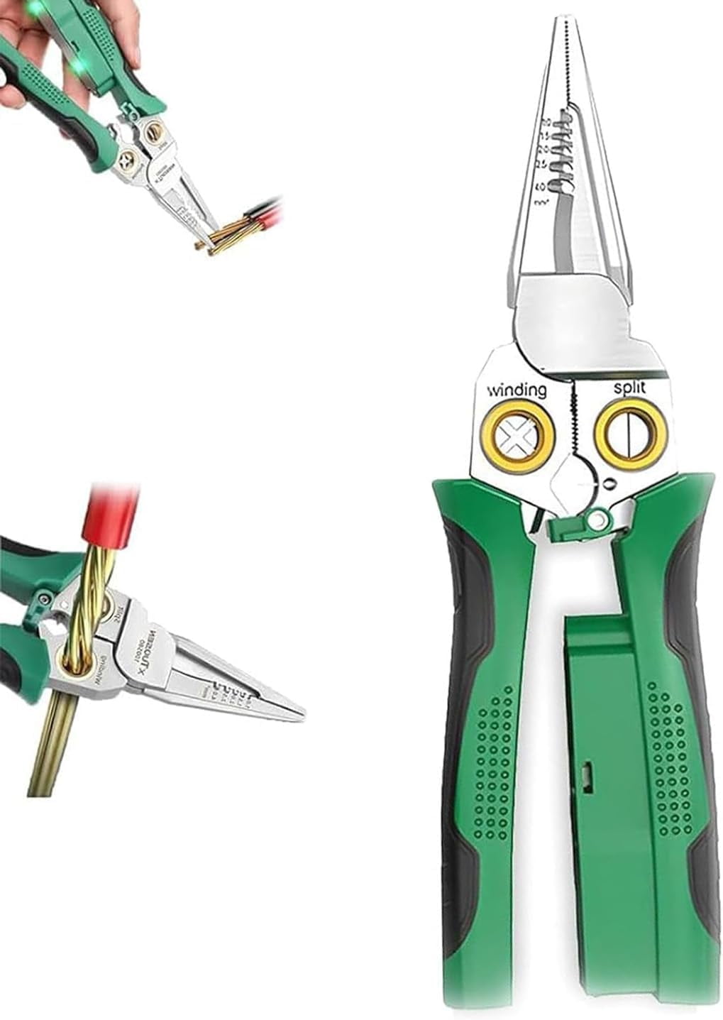 8-In-1 Tool, Outdoor 8 In 1 Wire Stripper Twister, Wire Stripper ...