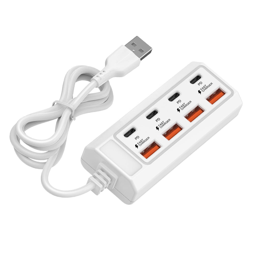 8 In 1 USB Electrical Socket 25W USB TYPE C Power Strips Charger ...