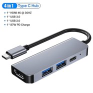 Type-C Slim Multi-Port Adapter 4K - Walmart.com