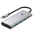 8 In1 USB C Hubs With HDTV USB3.0 And Memory Card Slot For Travel And ...