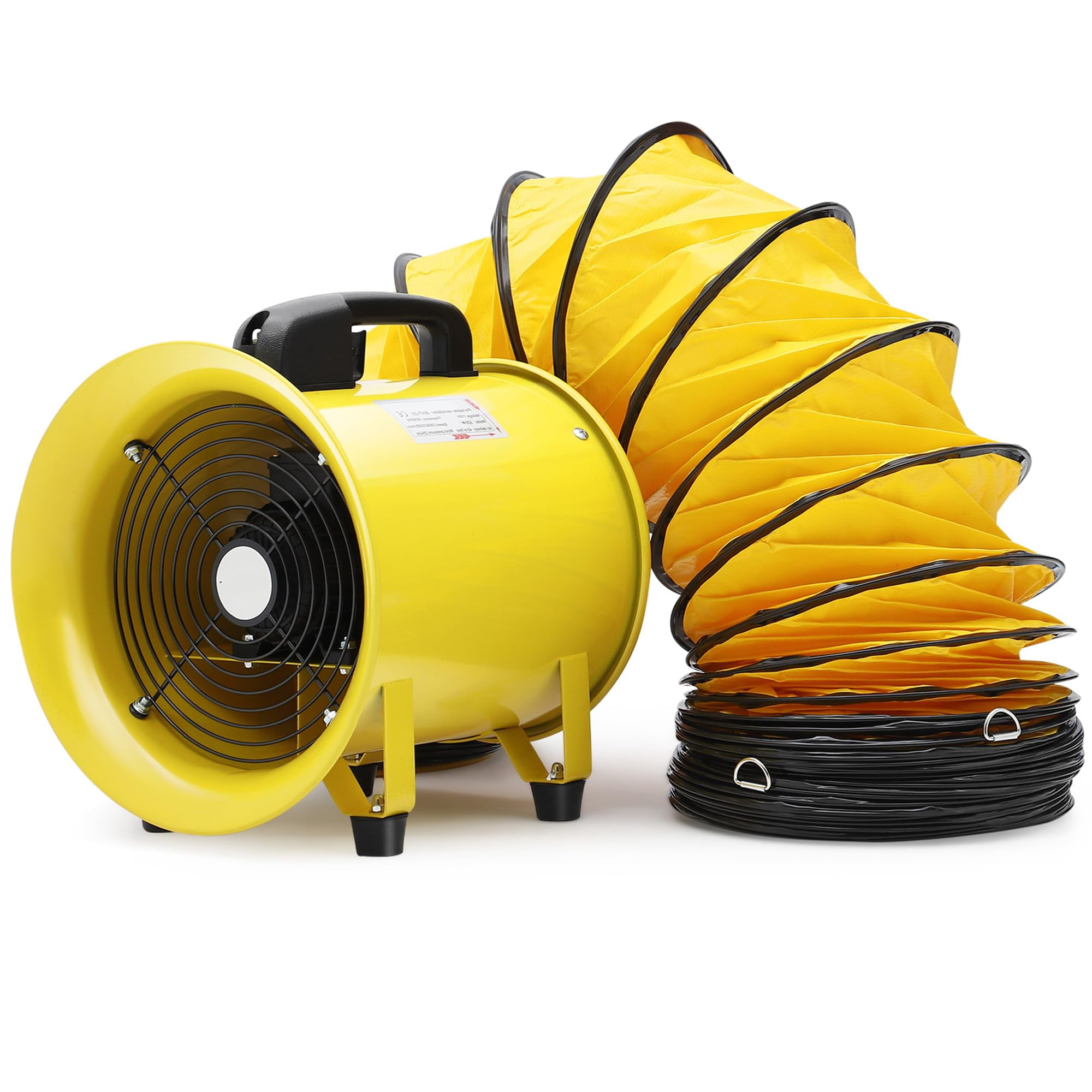 8-Inch/10-Inch Portable Utility Blower Fan - 380W, 1893 CFM, Heavy Duty ...