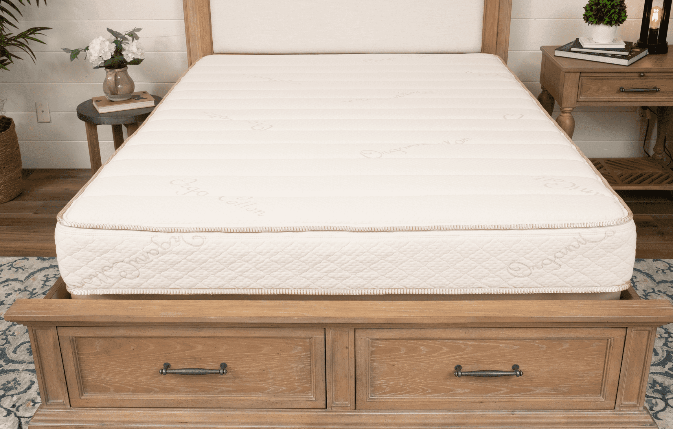8 Inch 100% Latex Flippable Mattress (TWIN SIZE), No Filler, Natural ...