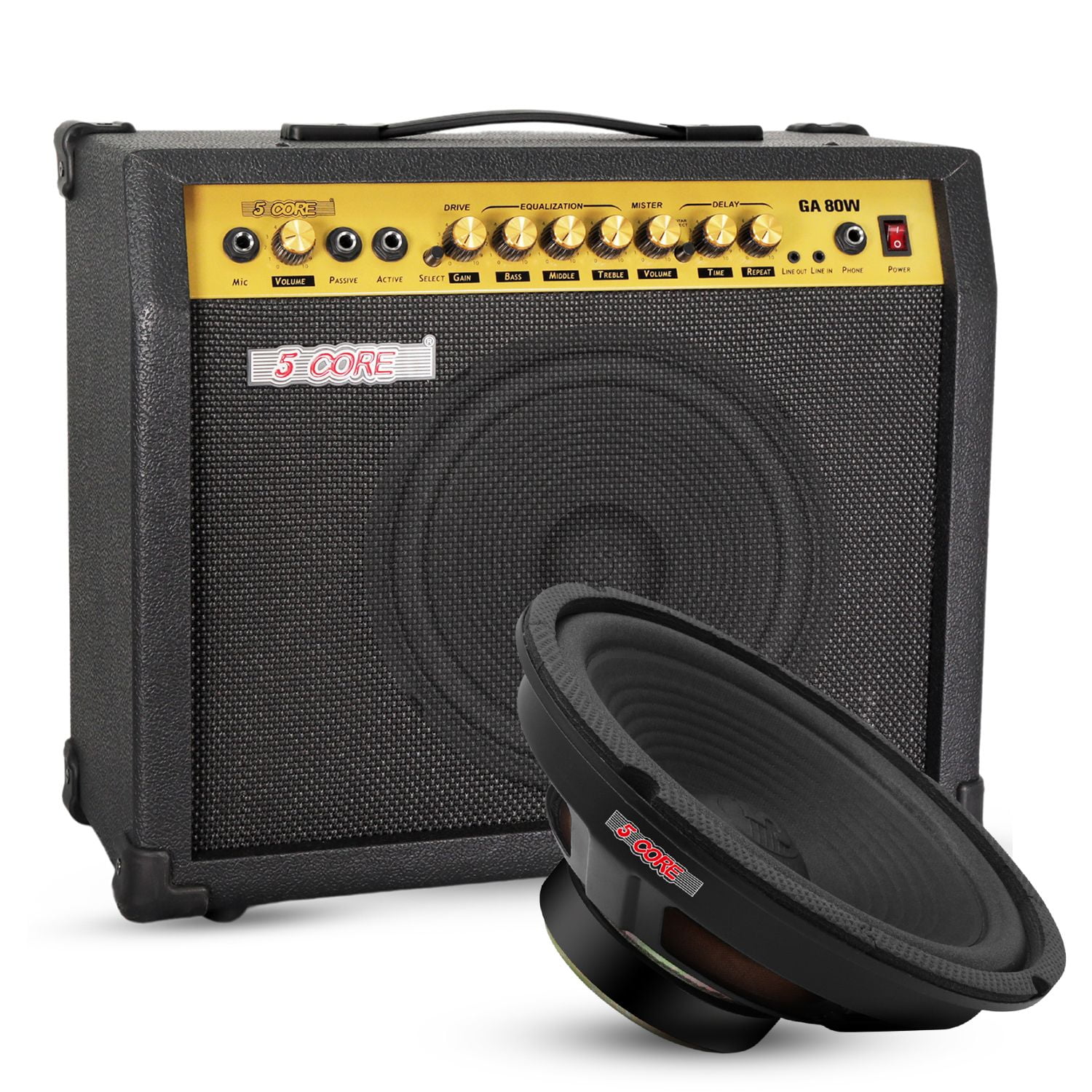 8 Inch 100W 4 Ohm Guitar Speaker Woofer Replacement for Electric Guitar ...