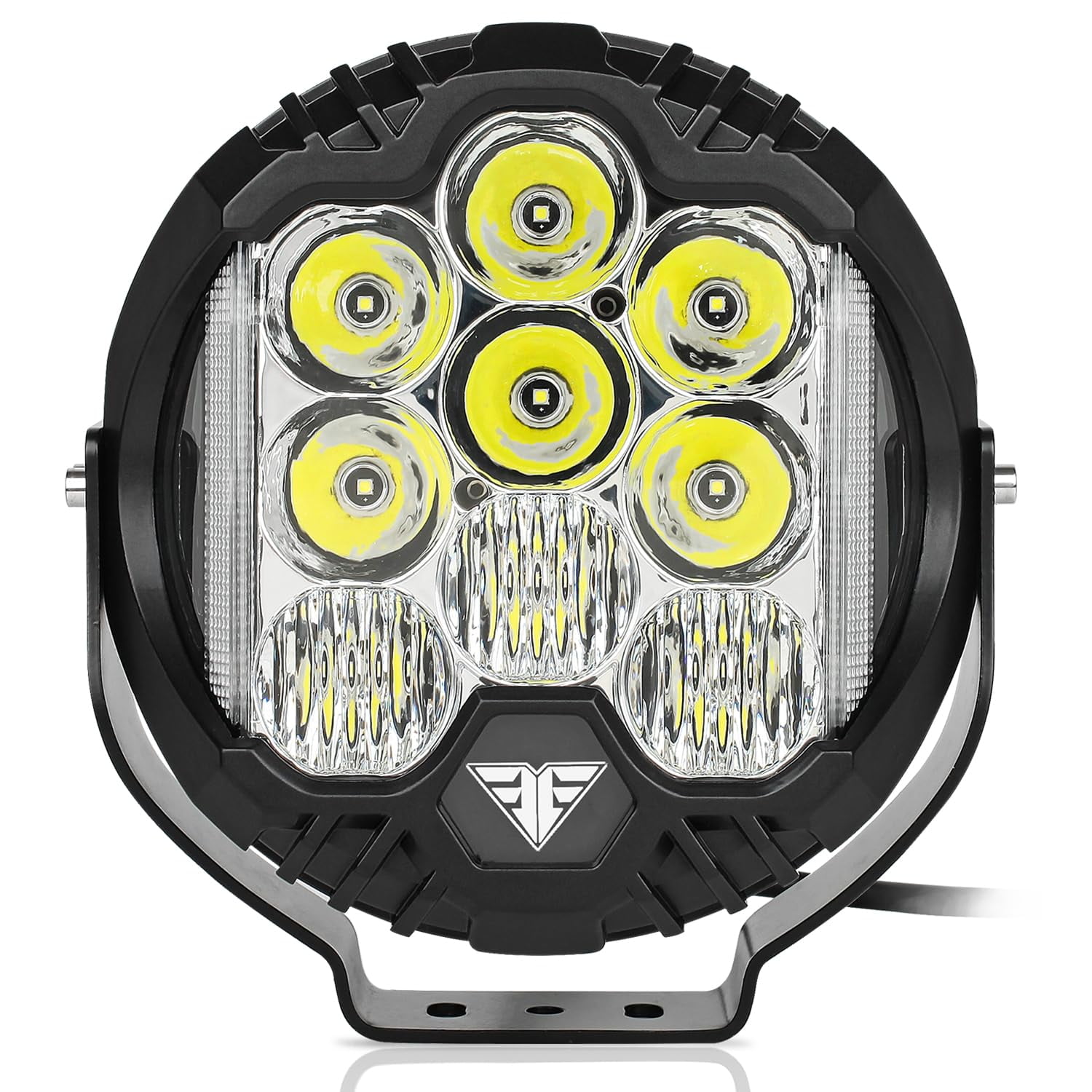 8 Inch 100W LED ZS23 Driving Light Compatible with Jepp Wrangler ...
