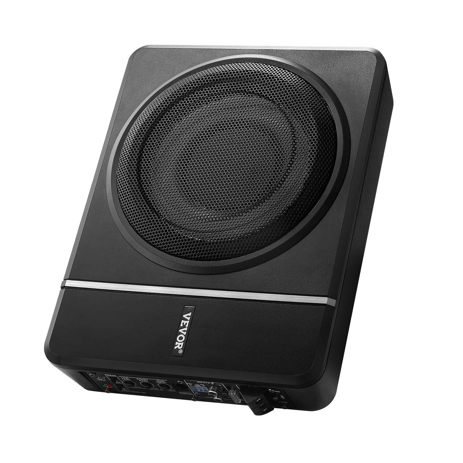 8 Inch 240W Underseat Slim Powered Car Subwoofer with Built in ...
