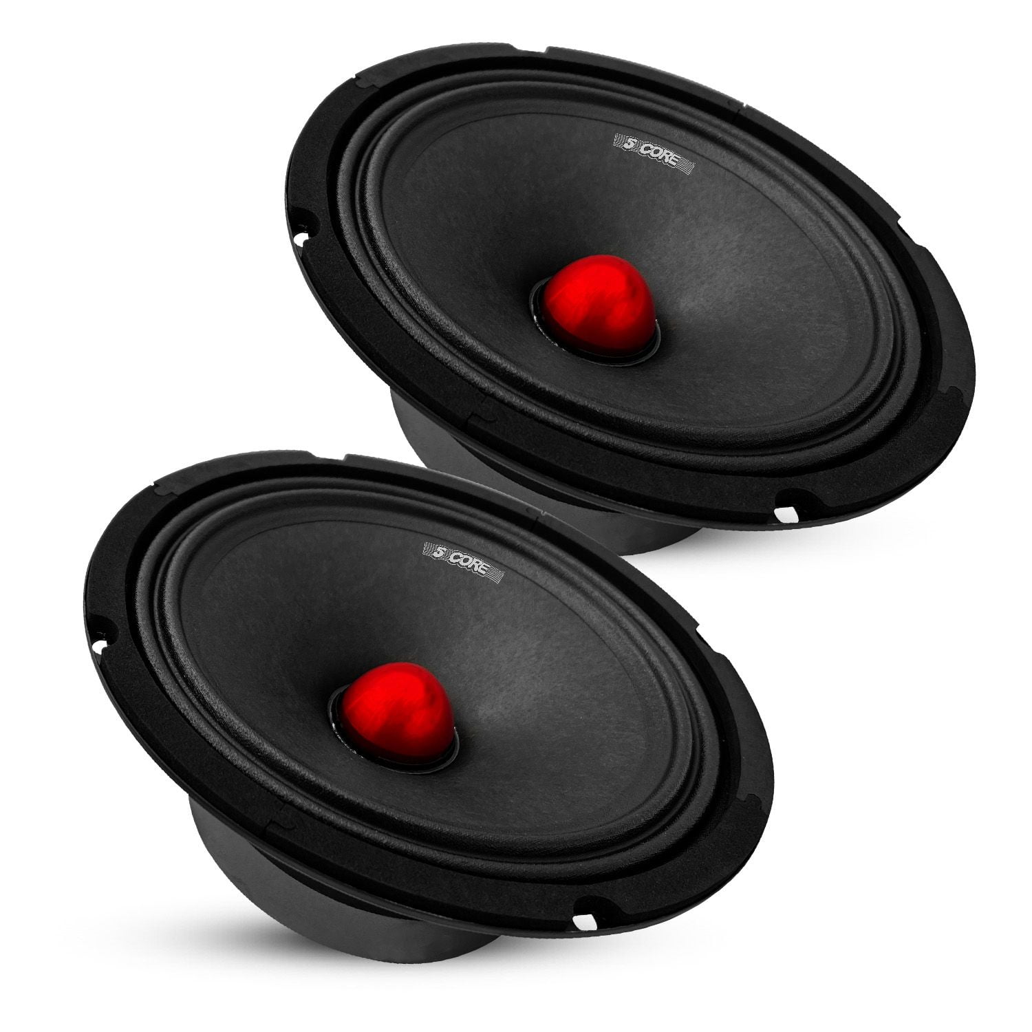 8 Inch 500W Mid-Bass Car Speaker, 4 Ohm Door Woofer with Aluminum Bullet Design & Y30 Magnet for ...