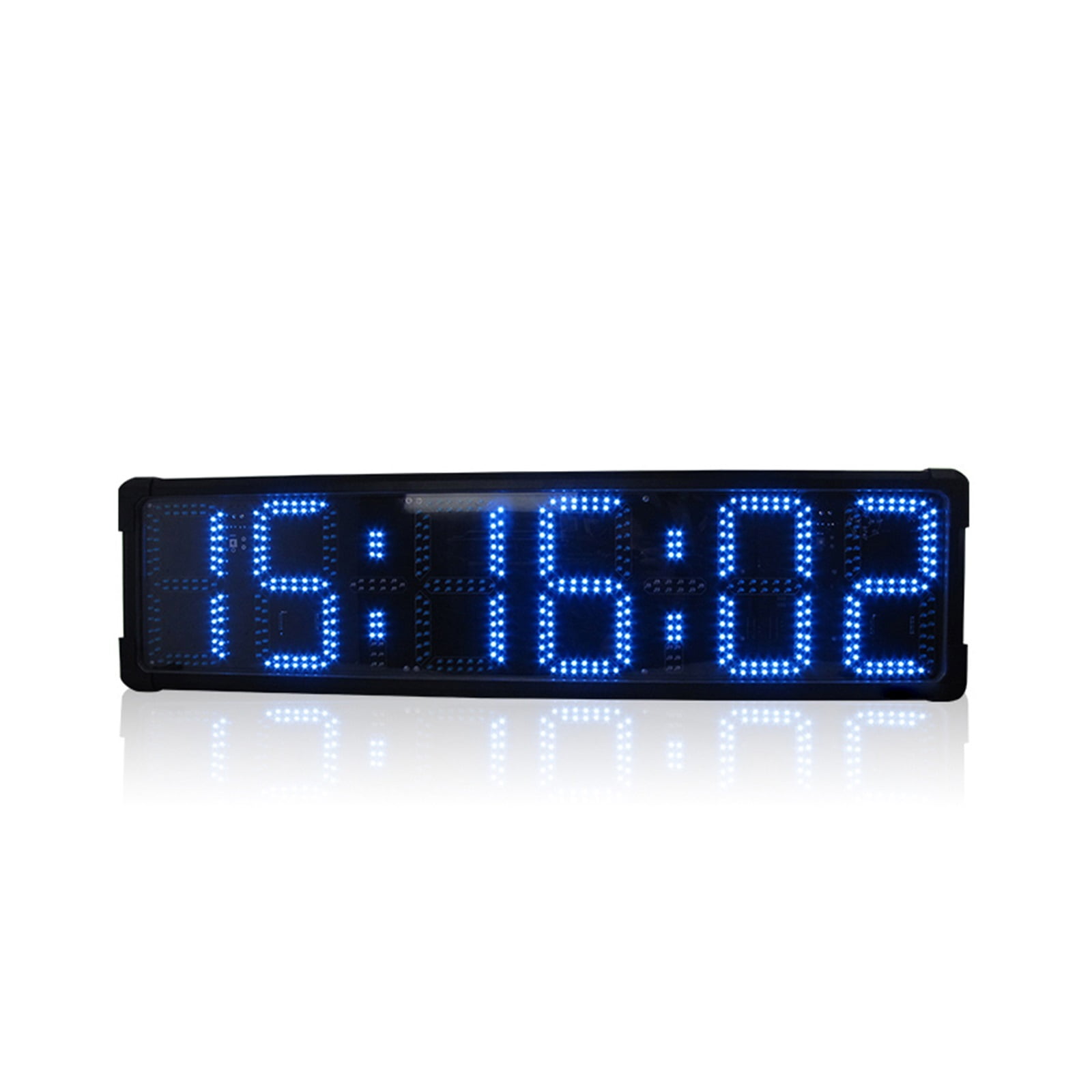8 Inch 6 Digits Marathon Clock Double Sided Large Led Outdoor Clock ...