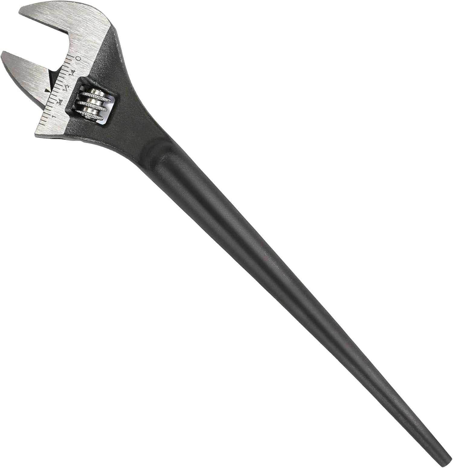 8-Inch Adjustable Construction Spud Wrench, Black Oxide Finish, CR-V ...