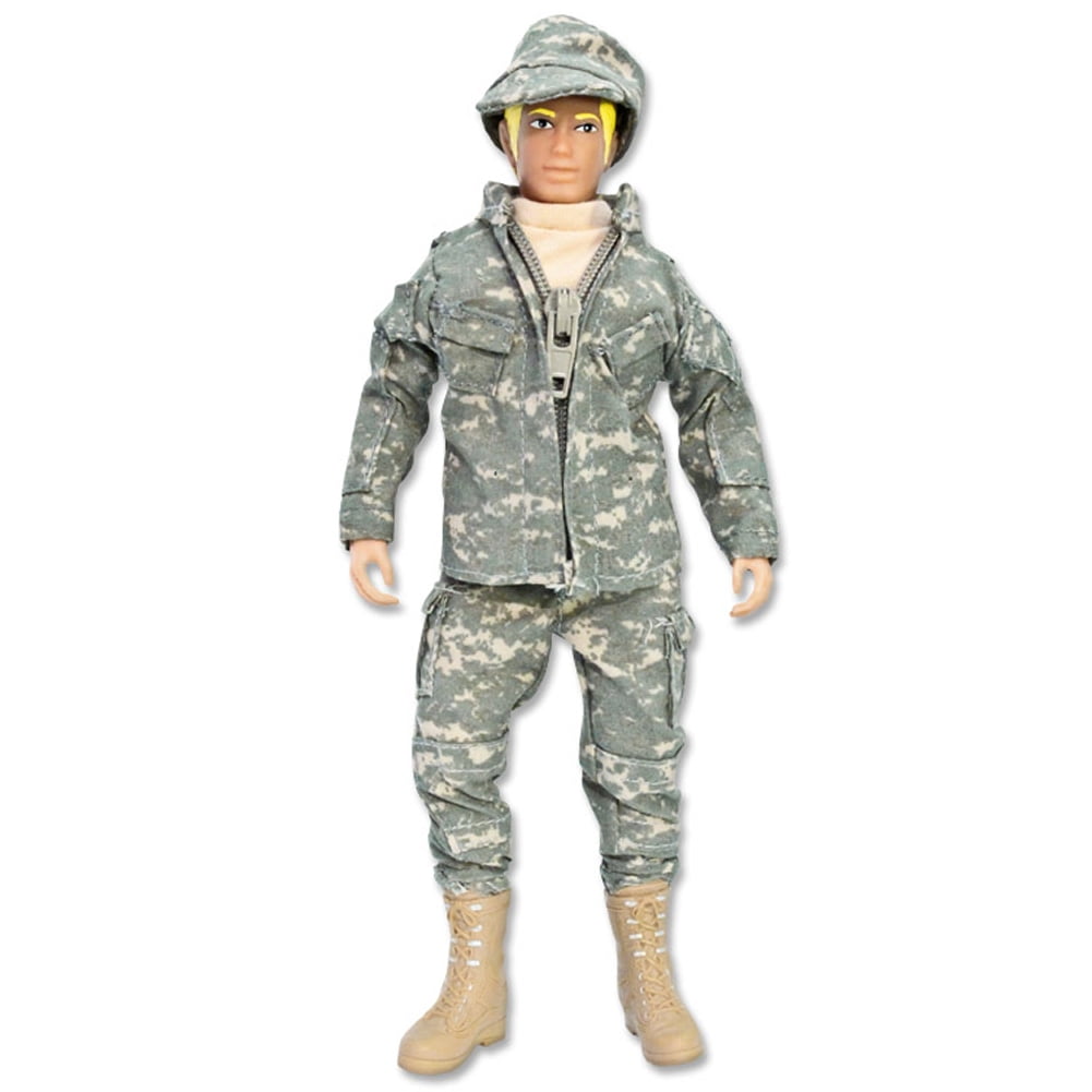 8 Inch Army Military Retro Style Action Figure - Walmart.com