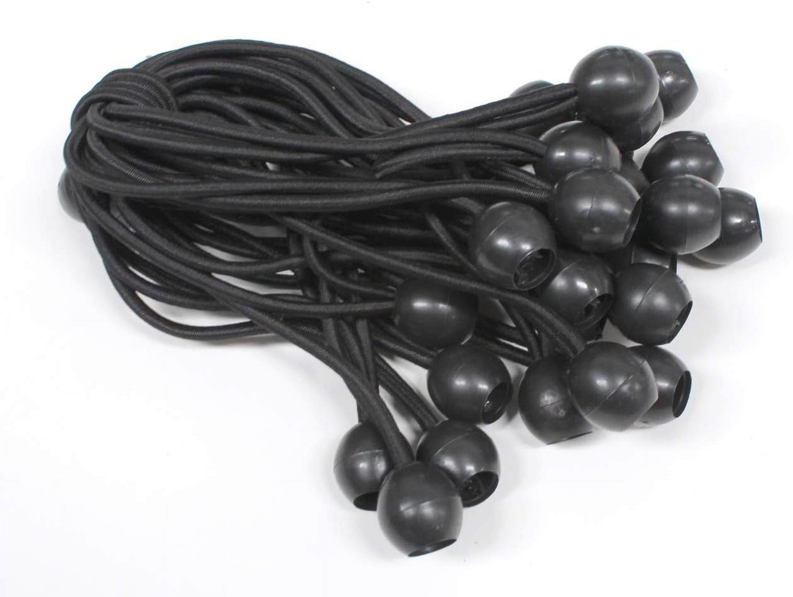 8-Inch Ball Bungee Cord, Cord is 16-inches Stretched and 1-inch Plastic ...