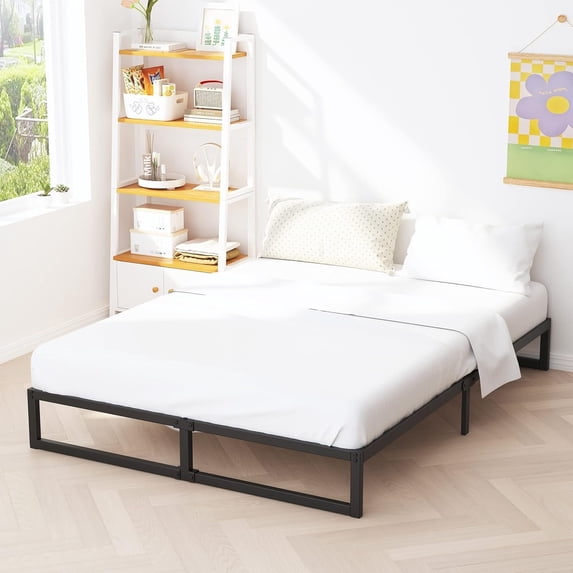 8 Inch Bed Frame Full Platform Mattress Foundation with Slat Support ...