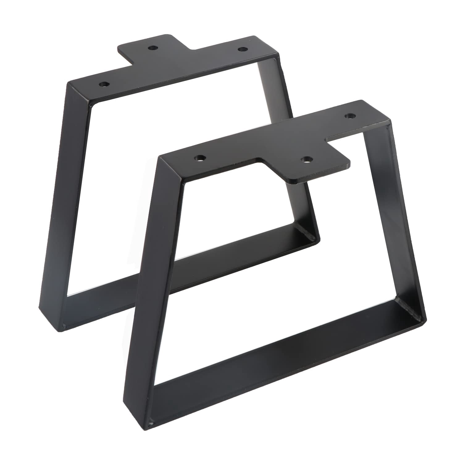 8 Inch Black Metal Furniture Set of 2 for Coffee Tables Benches Chairs ...