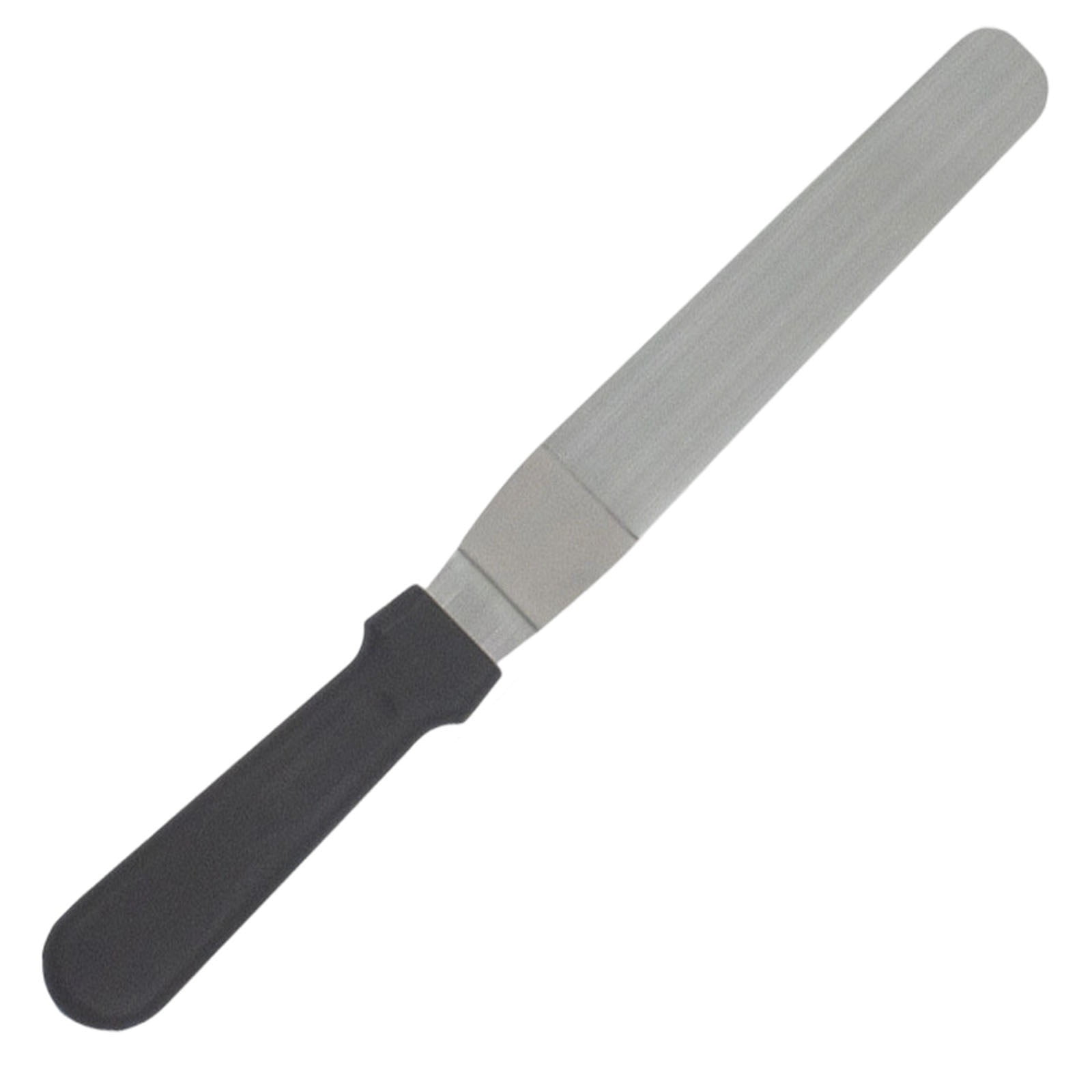 8-Inch Black Stainless Steel Offset Cake Spatula for Decorating ...