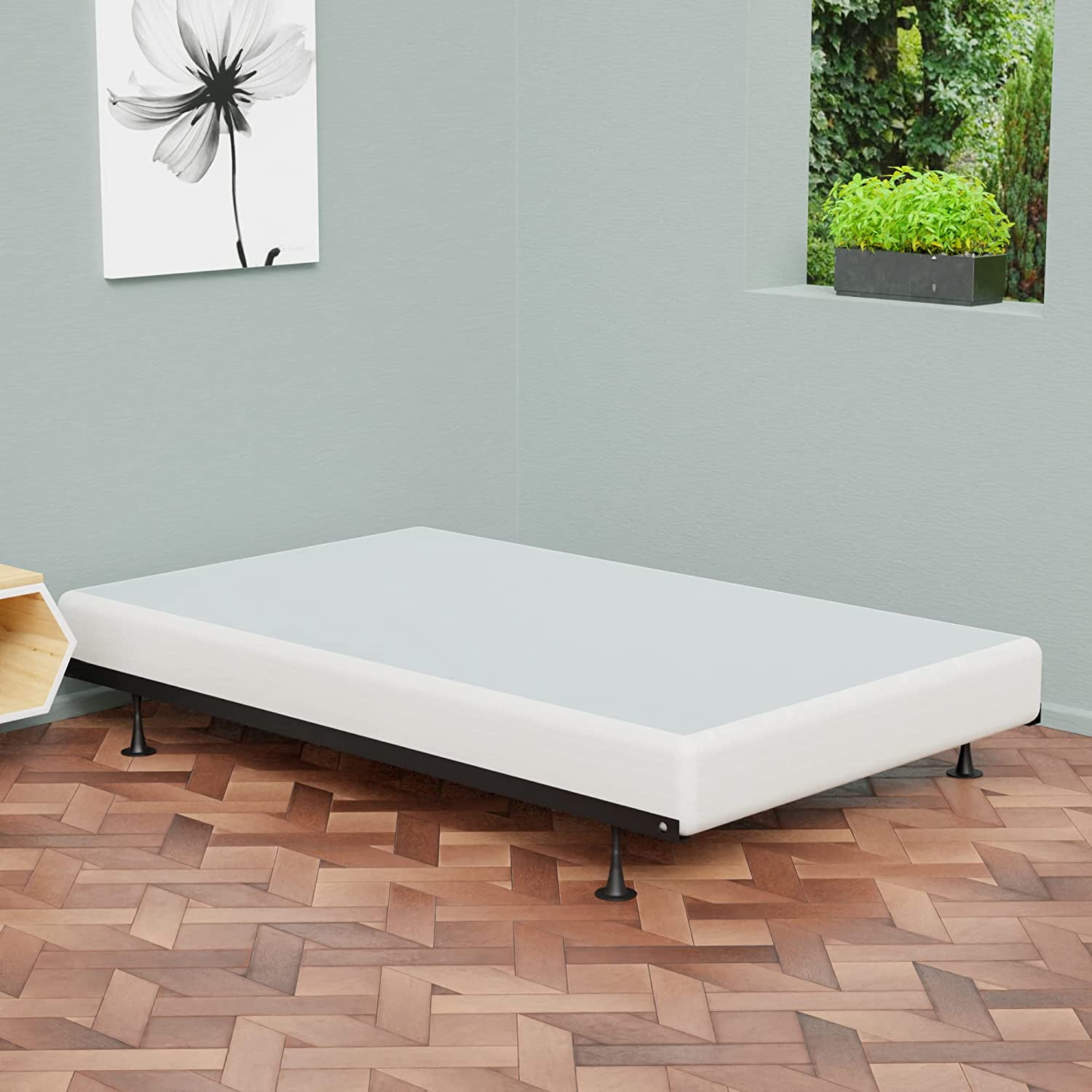 , 8-Inch Box Spring/Foundation for Mattress, Easy Simple Assembly ...