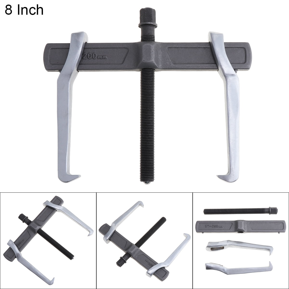 8 Inch CR-V Single Hook Two Claws Puller Separate Lifting Device ...