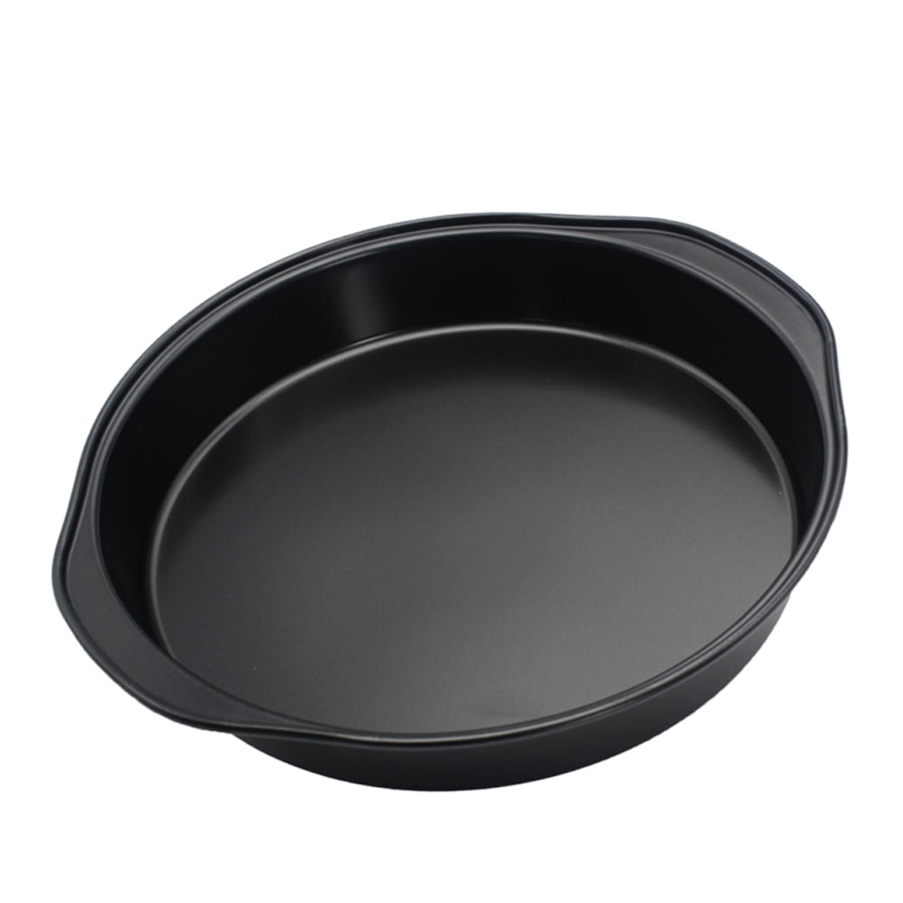 8 Inch Carbon Steel Pizza Plates Cake Pan Comal Baking Mold Nonstick ...
