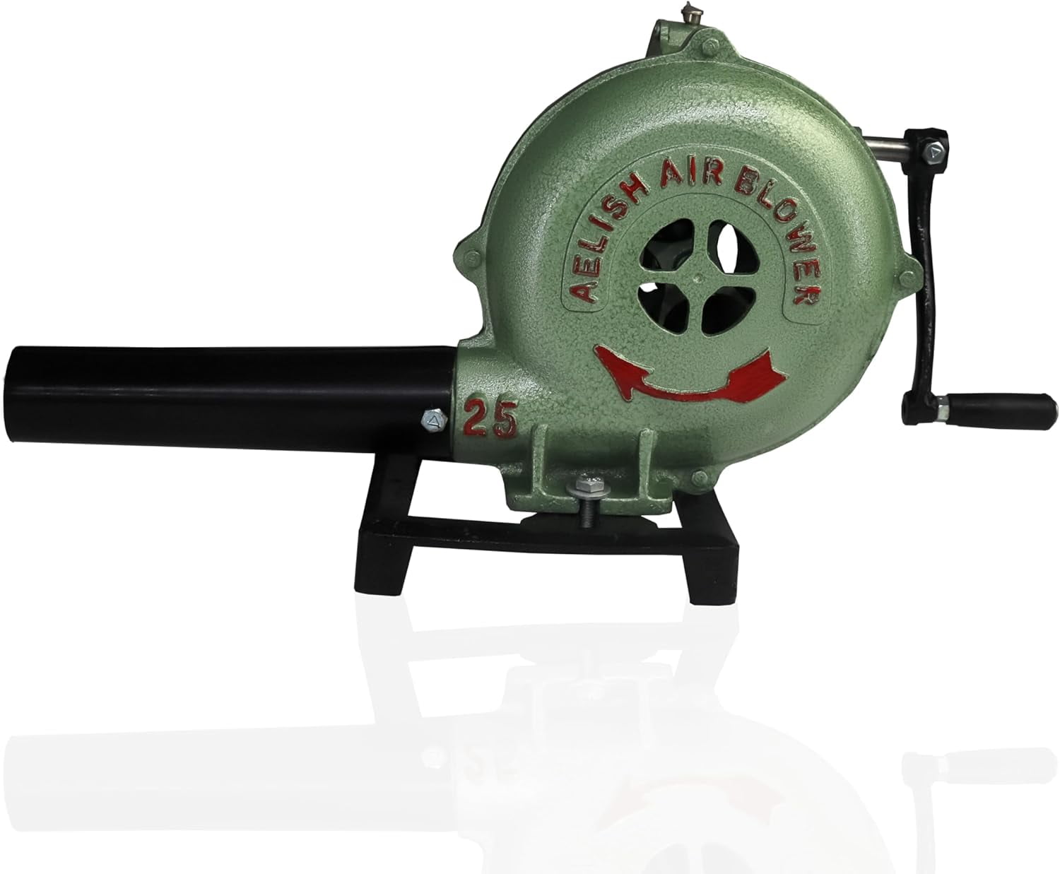 8 Inch Casing Hand Crank Blacksmithing Forge Blower, Cast Aluminum ...