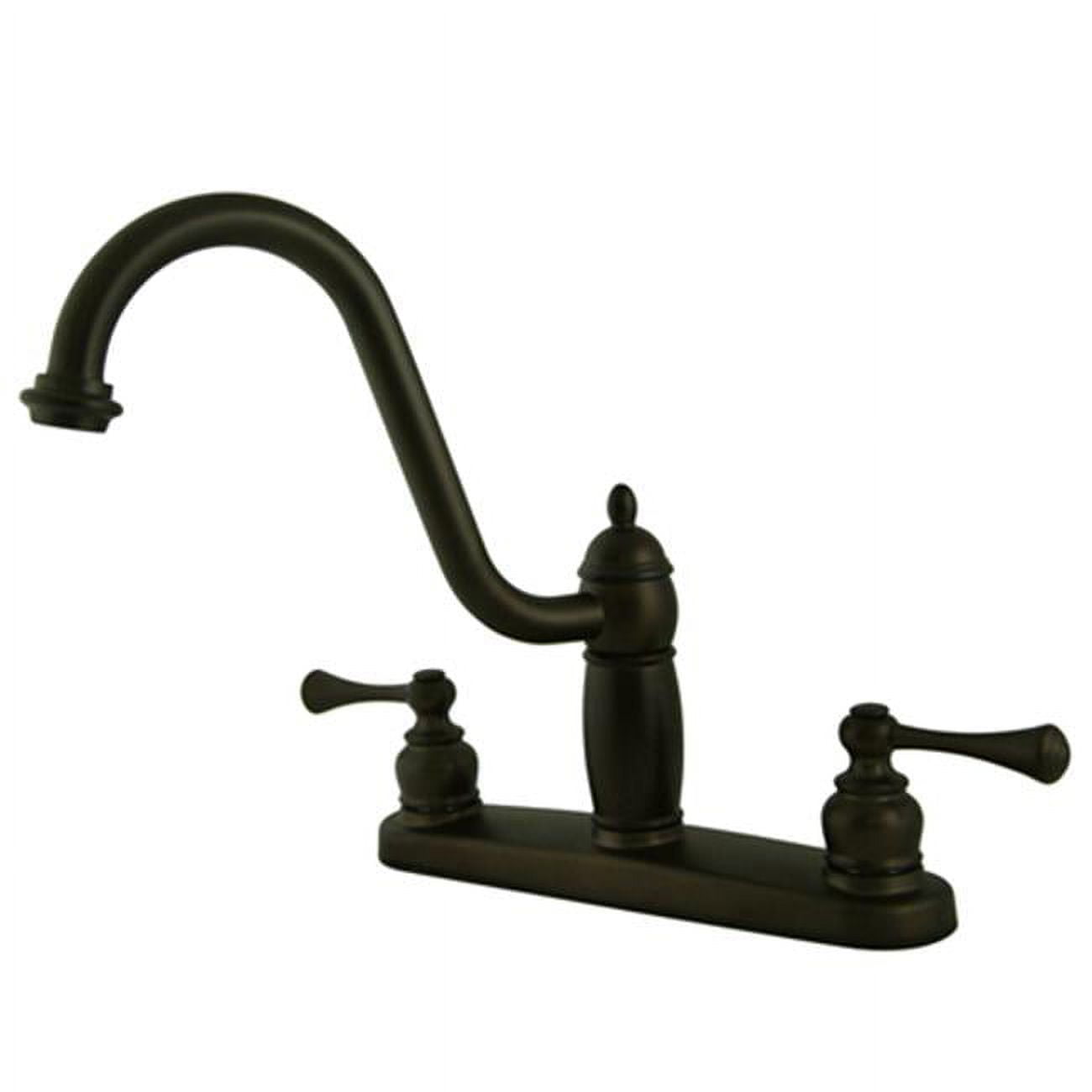 8 Inch Center Kitchen Faucet - Oil Rubbed Bronze - Walmart.com