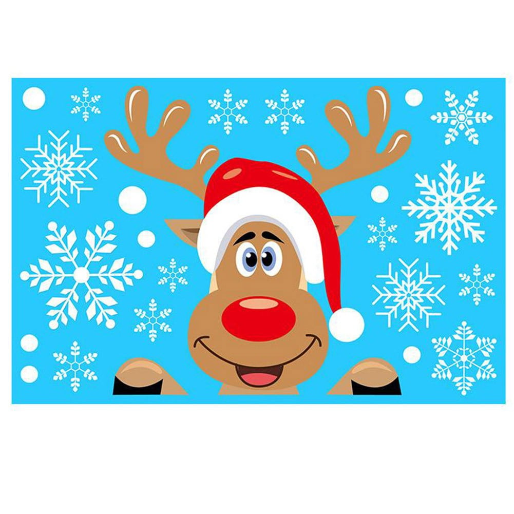 8-Inch Christmas Decoration Stickers for Festive Holiday Decor ...