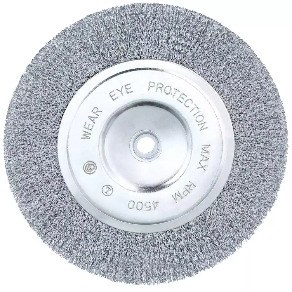 8 Inch Coarse Wire Wheel Brush for Bench Grinder Cleaning and Polishing ...
