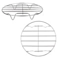 8 Inch Cooking Rack Round 304 Stainless Steel Cooling Racks Baking and ...