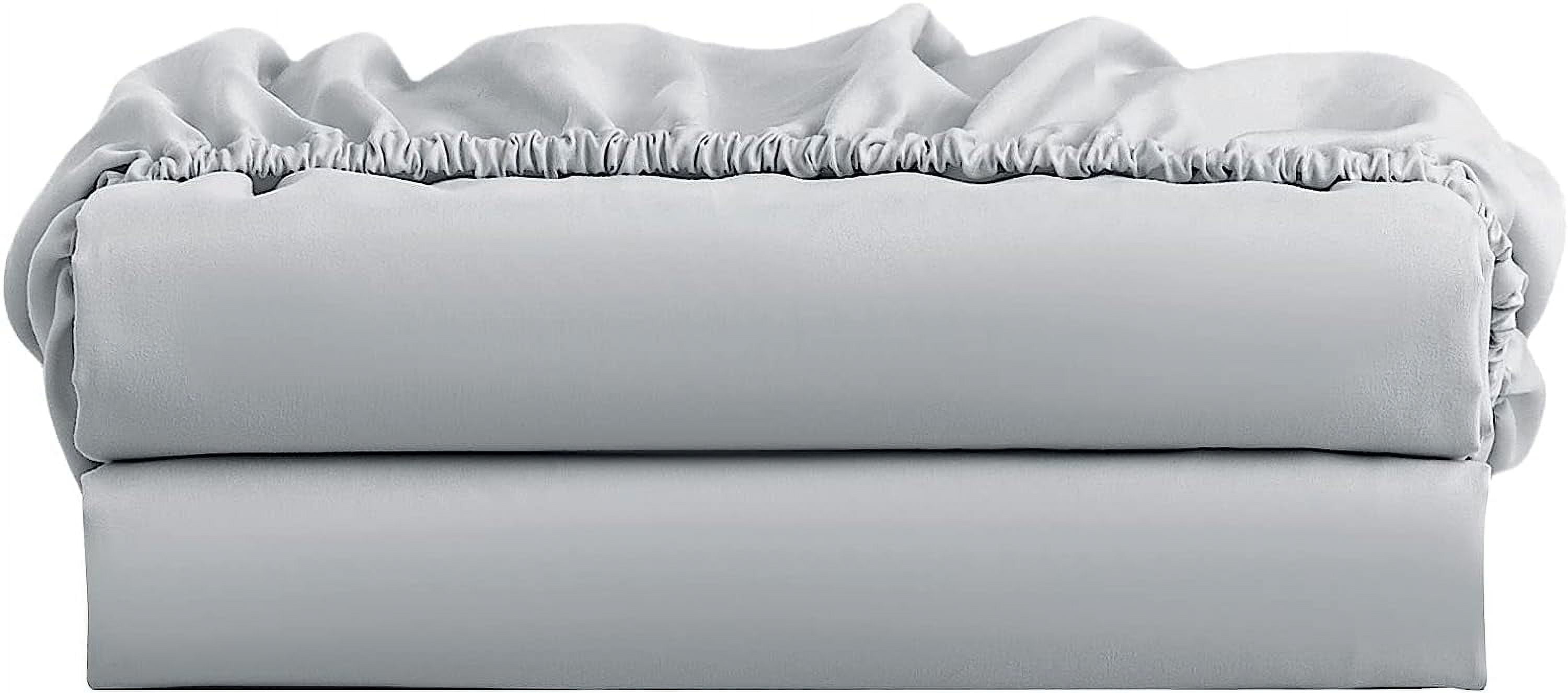 8" Inch Deep Pocket Twin-XL Size Fitted Sheet Only - 400 Thread Count ...