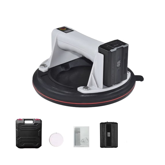 8 Inch Electric Vacuum Suction Cup Lifter 200KG Load Capacity Heavy ...