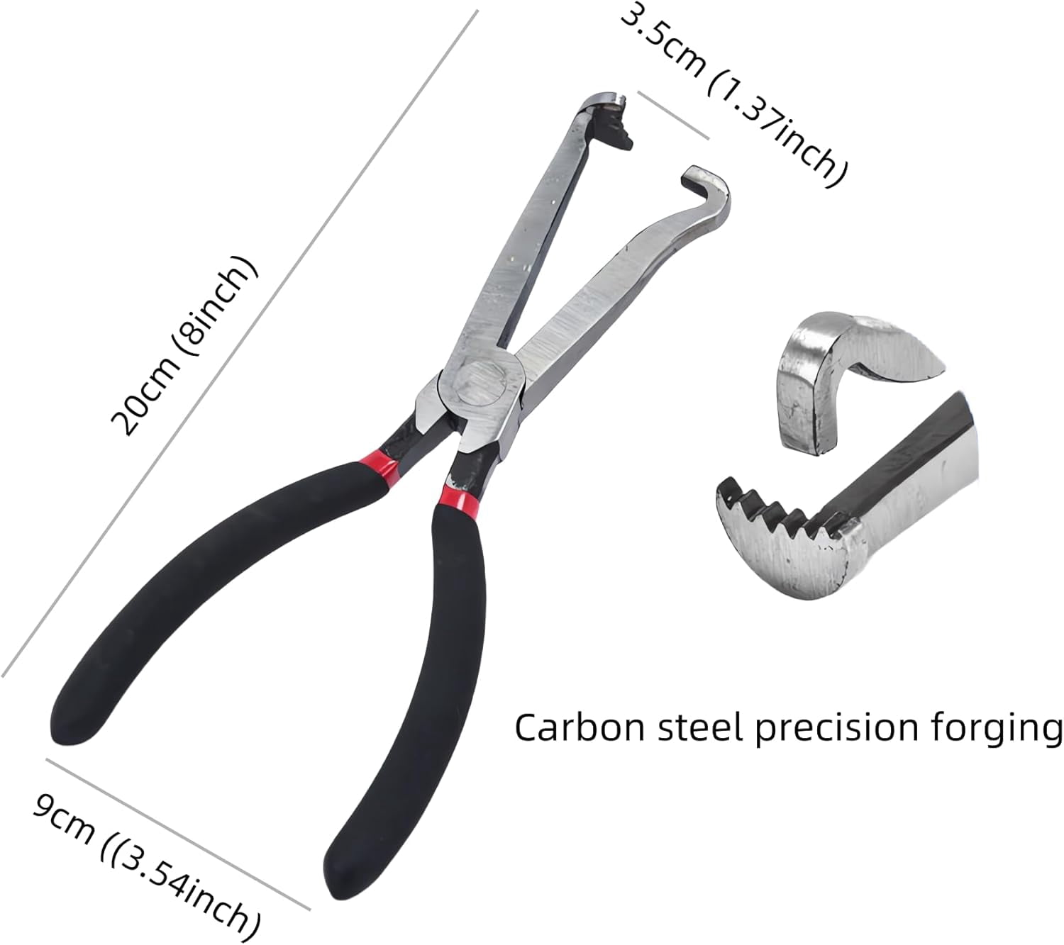 8-Inch Electrical Disconnect Pliers, Blue, Steel, Ergonomic Grip, 0.6 ...
