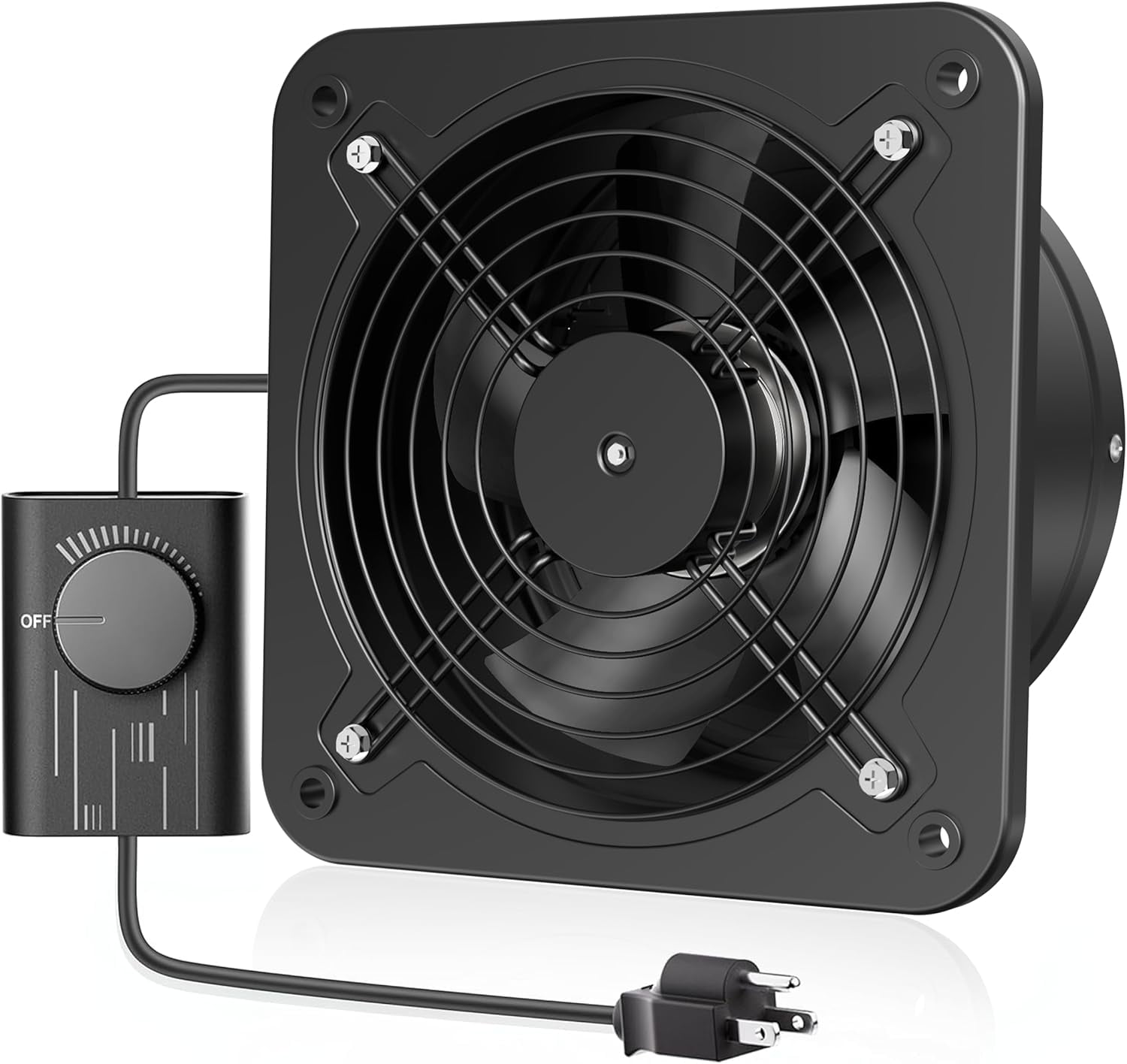 8 Inch Exhaust Fan with Speed Controller, 567CFM Kitchen Exhaust Fan ...