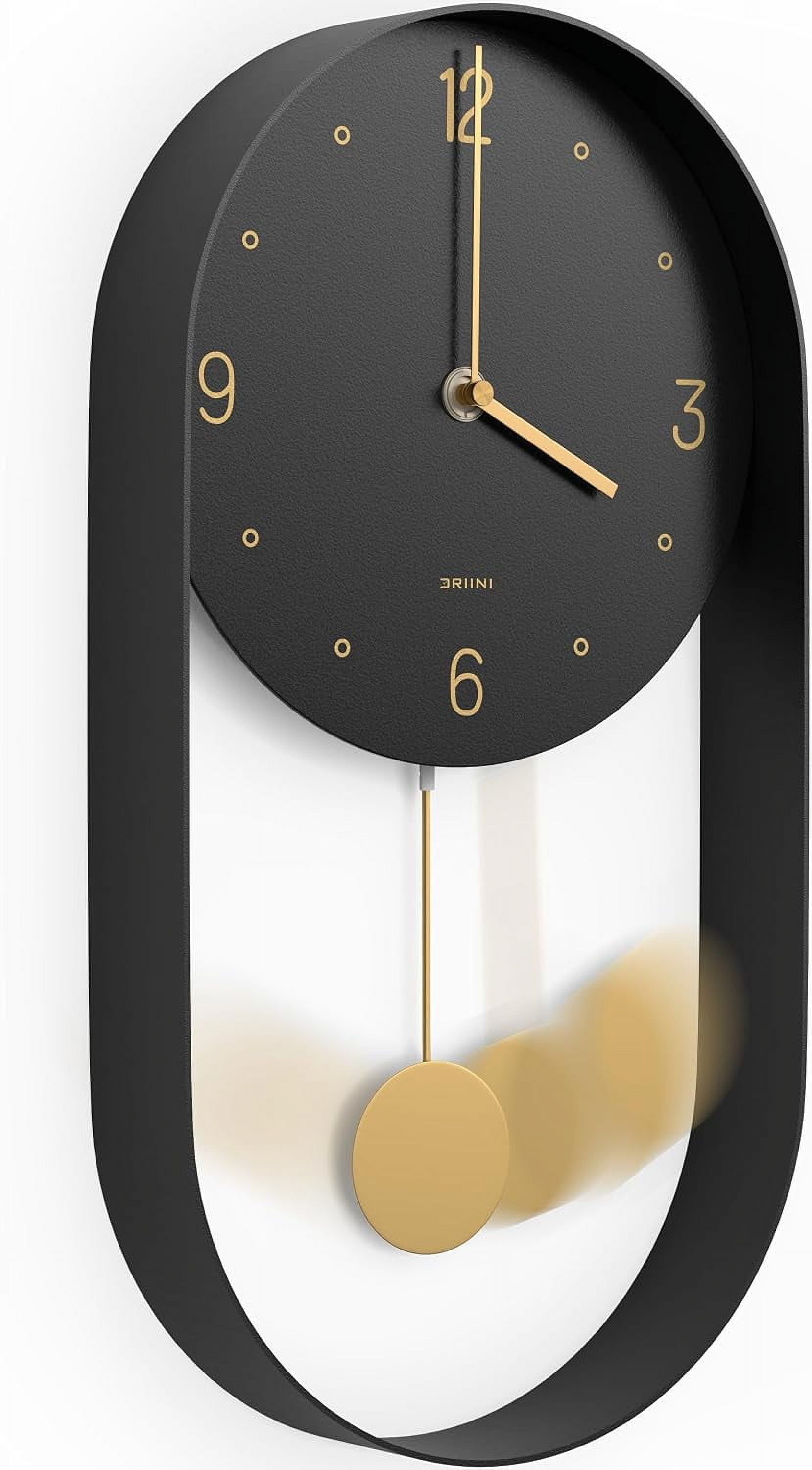 with 8 Inch Face - Contemporary & Minimalist Design & Modern Pendulum ...