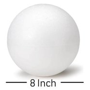 MT Products White Foam Balls 1.5" Polystyrene Balls Arts & Crafts - Pack of 50 - Walmart.com