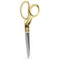 8-Inch Gold Handle Scissors, Metal Multipurpose Cutting Tool for Crafts ...