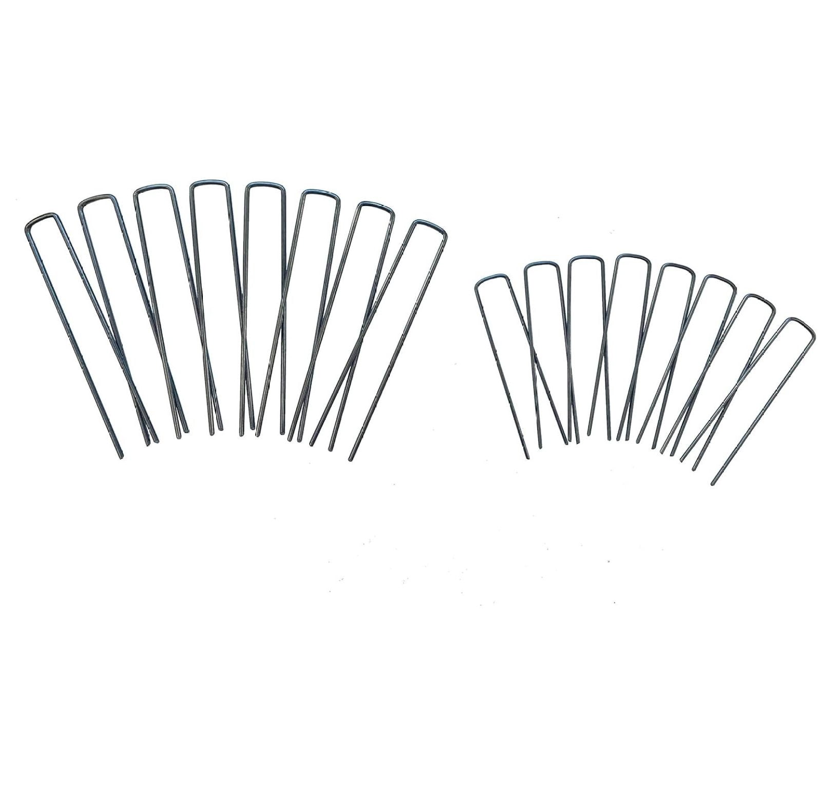 8 Inch Grade Heavy Duty Landscape Sod Staples Fabric Pins Steel Garden ...