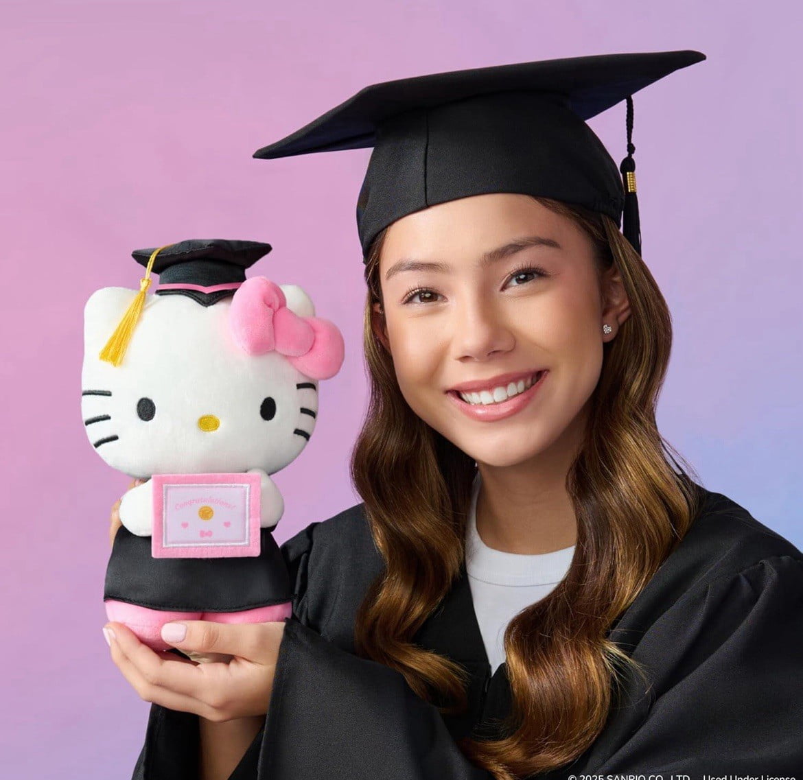 8 Inch Graduation Hello Kitty Plush Graduation Plush,Cute Kitty ...