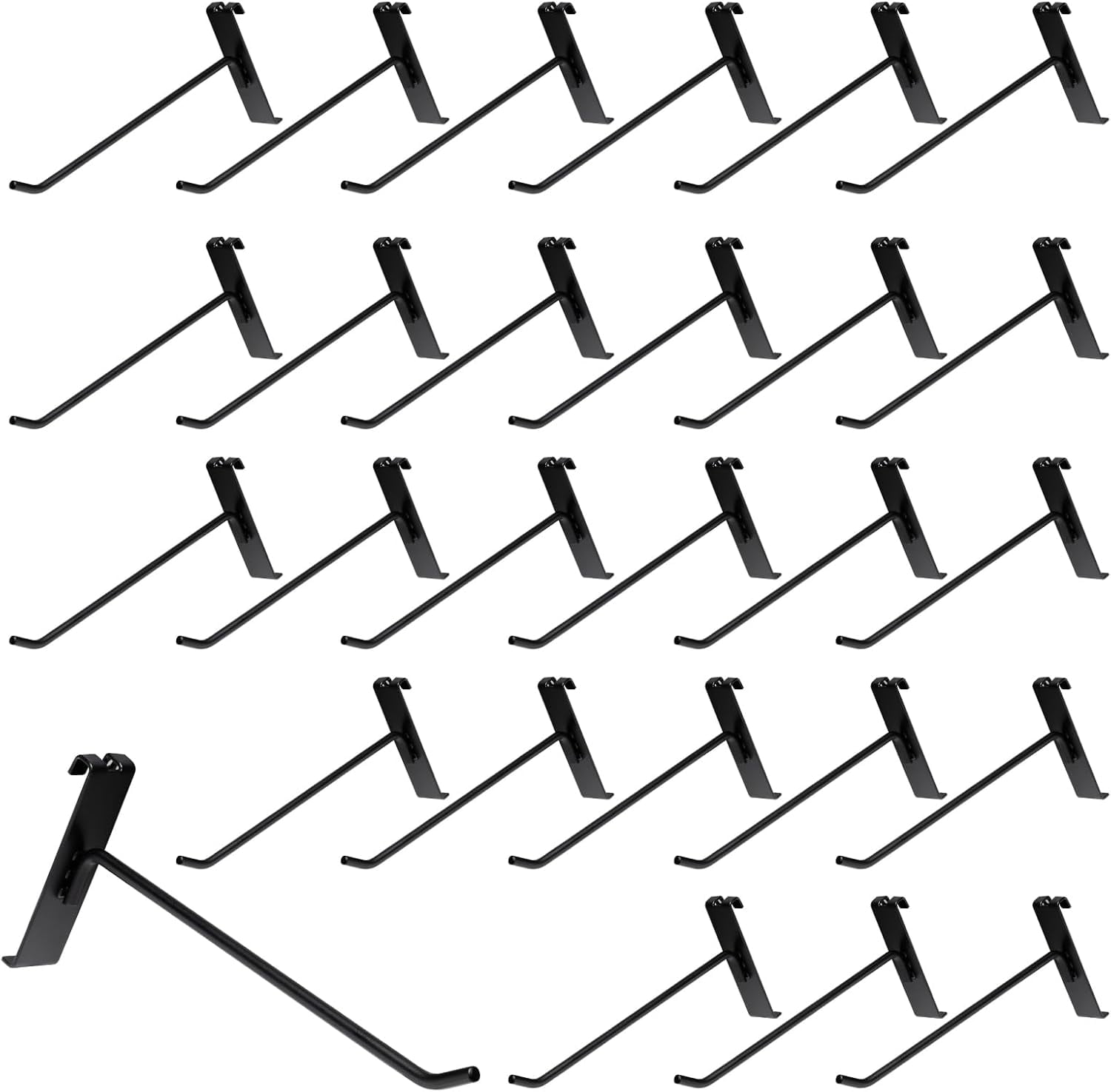 8 Inch Gridwall Hooks, Grid Panel Hanging Hooks for Retail, Home, and ...